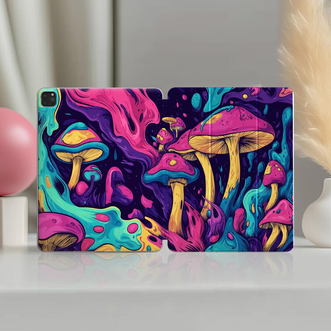 Mystic Mushrooms iPad Pro 11 Case Trippy Case Apple iPad Air 4 iPad 9.7 ...
