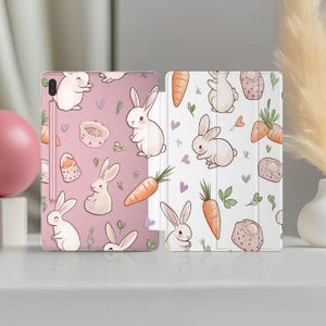 Spring Bunnies Cute Case for Galaxy A7 Lovely Animal Galaxy Tab S6 Lite ...