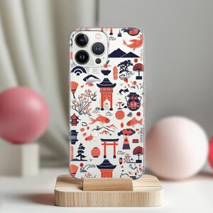 Japanese Art iPhone 16 15 Pro Max Cover Maneki Neko iPhone Case 11 Pro ...