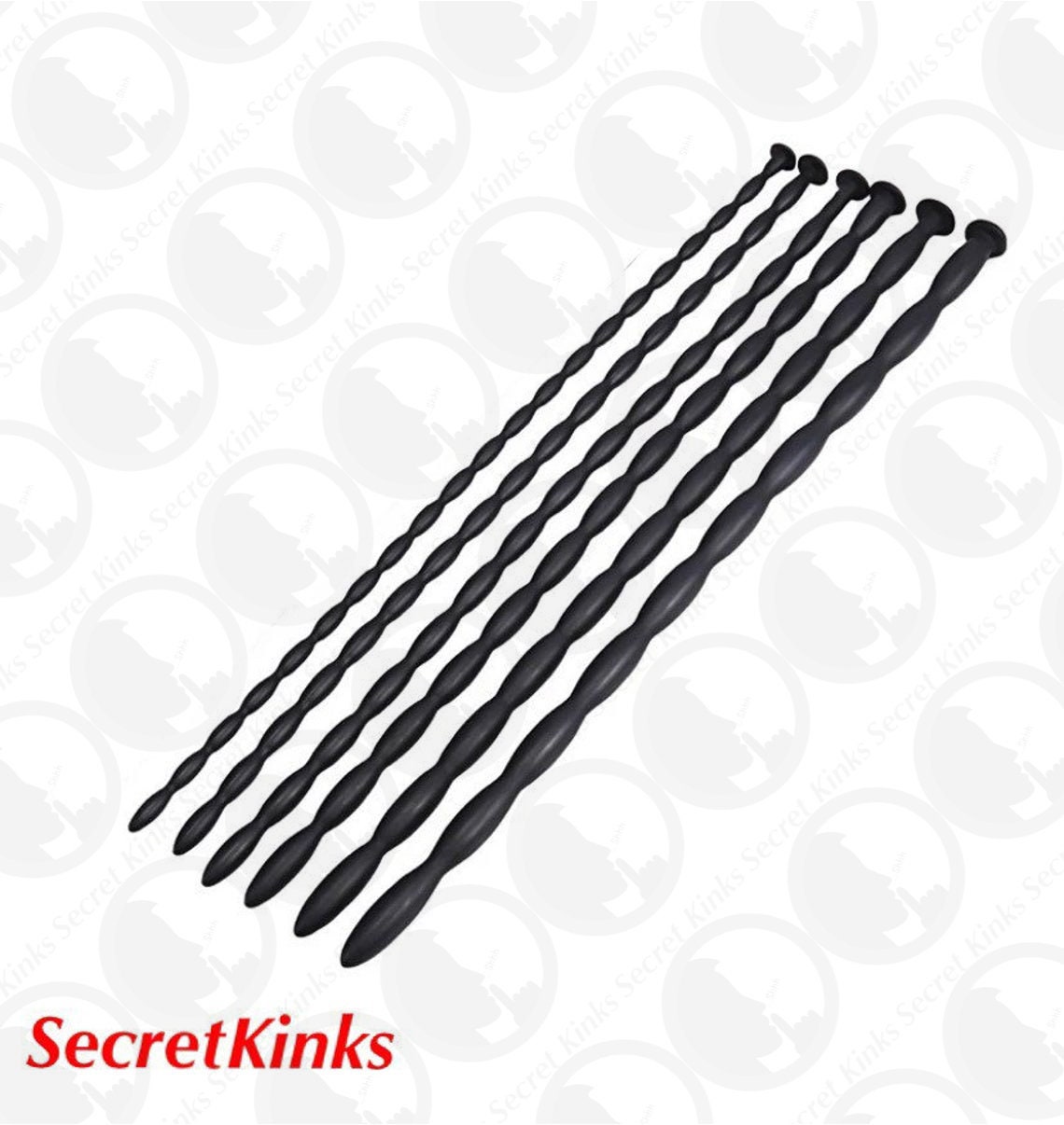 Ribbed Silicone Penis Sounding Rods 6 Different Sizes | Etsy UK