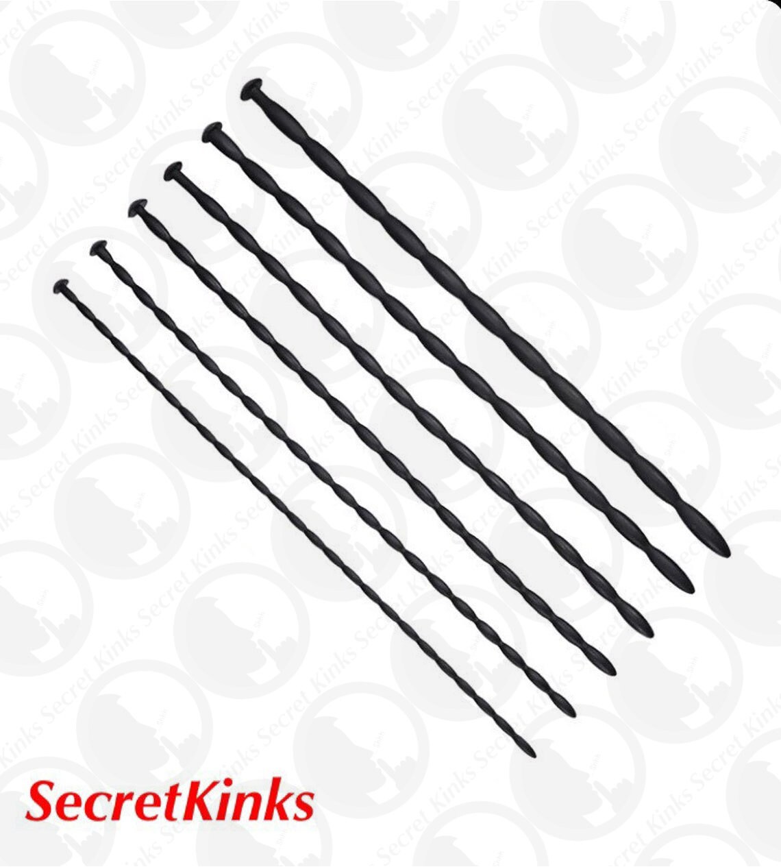 Ribbed Silicone Penis Sounding Rods 6 Different Sizes | Etsy UK