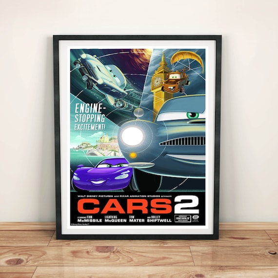 Cars Disney Movie Pixar Poster Wall Art Wall Decor Kids Room - Etsy