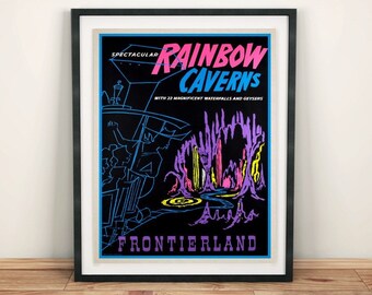 Disney Spectro Magic Parade Poster Disney Attraction Poster - Etsy