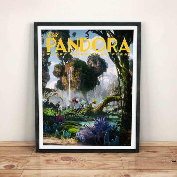 Pandora Travel Poster - Etsy