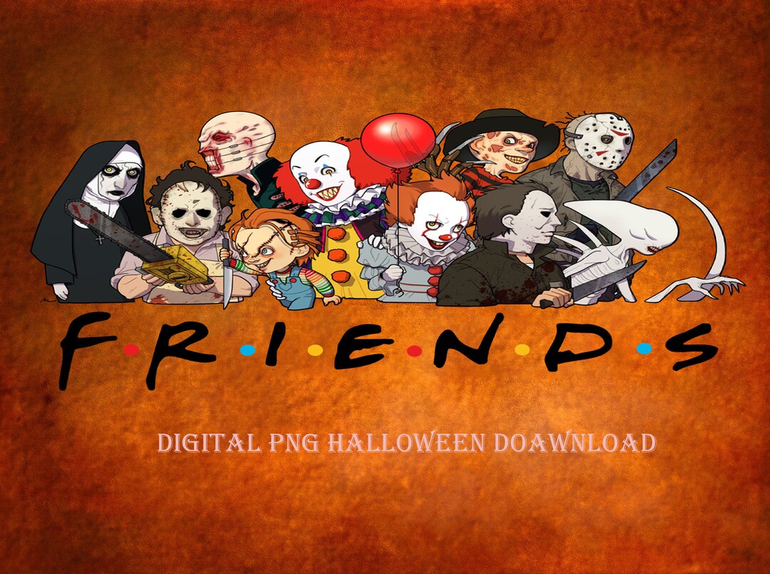 Horror Characters Png Horror Friends Png Halloween Movie - Etsy UK
