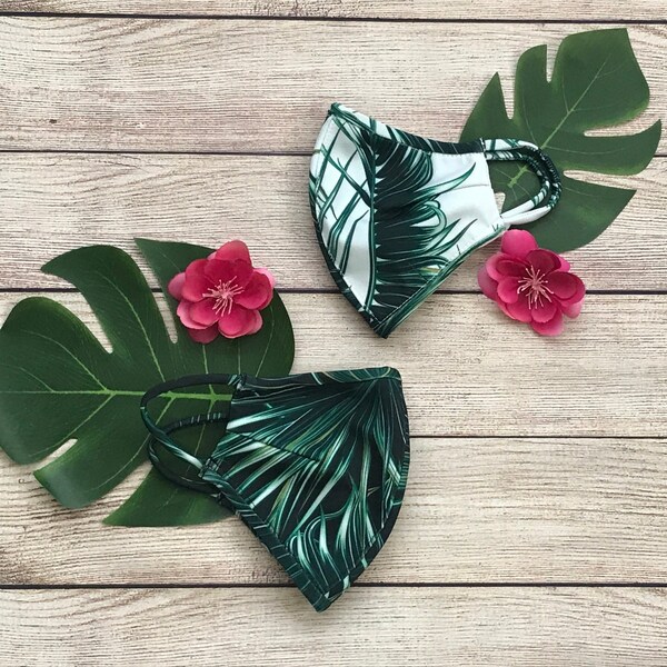 Tropical Face Mask - Etsy