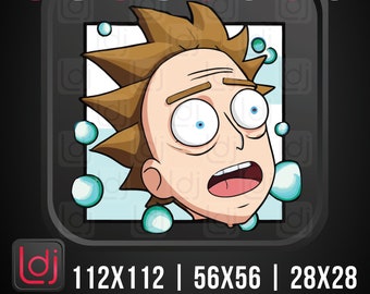 Rick and Morty Style Emotes - Etsy