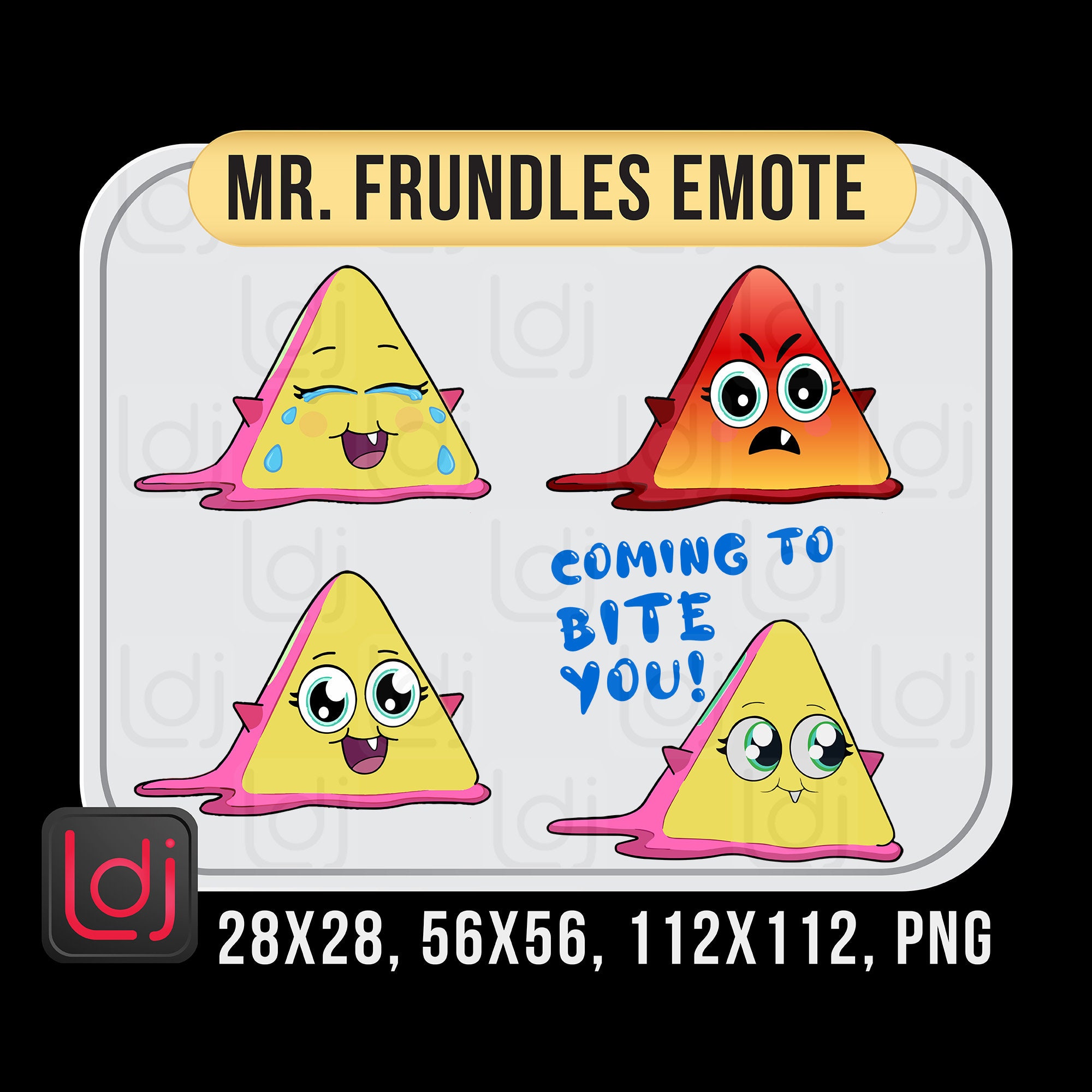 Rick And Mortys Mr Frundles Emotes Pack Of 4 Discord And Twitch