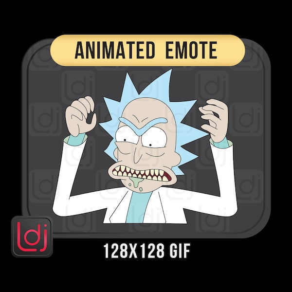 Twitch Emotes Rick and Morty - Etsy