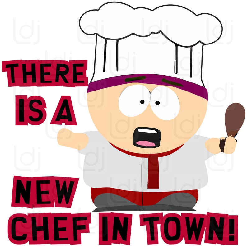 Eric Cartman is the New Chef in Town Awesome South Park Emote - Etsy