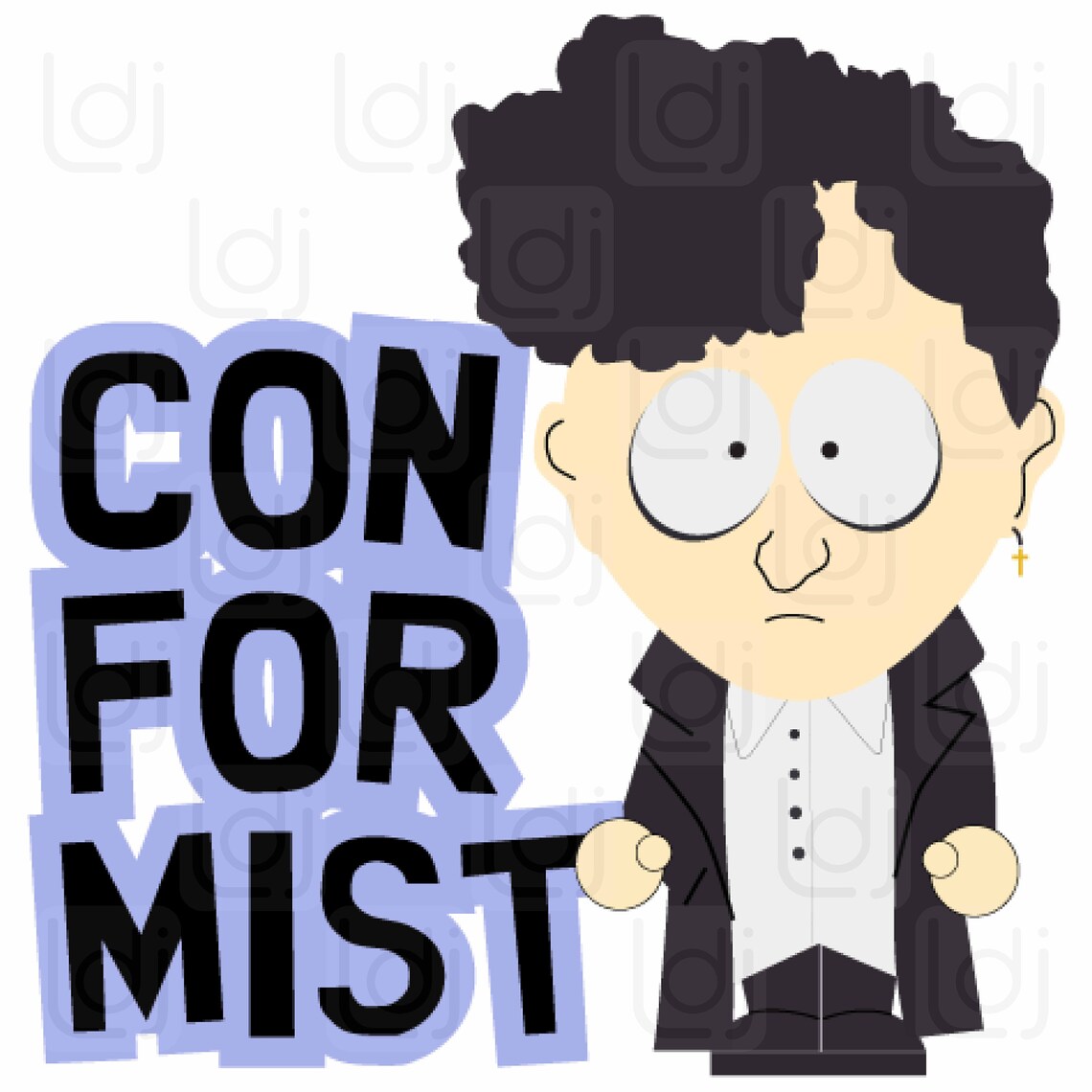 Goth Kid Michael South Park Emote / Badge for Streaming Twitch ...