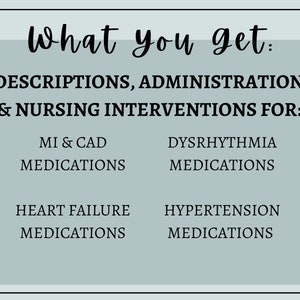 Cardiac Med Note Sheet // Digital Download // Goodnotes File & PDF - Etsy