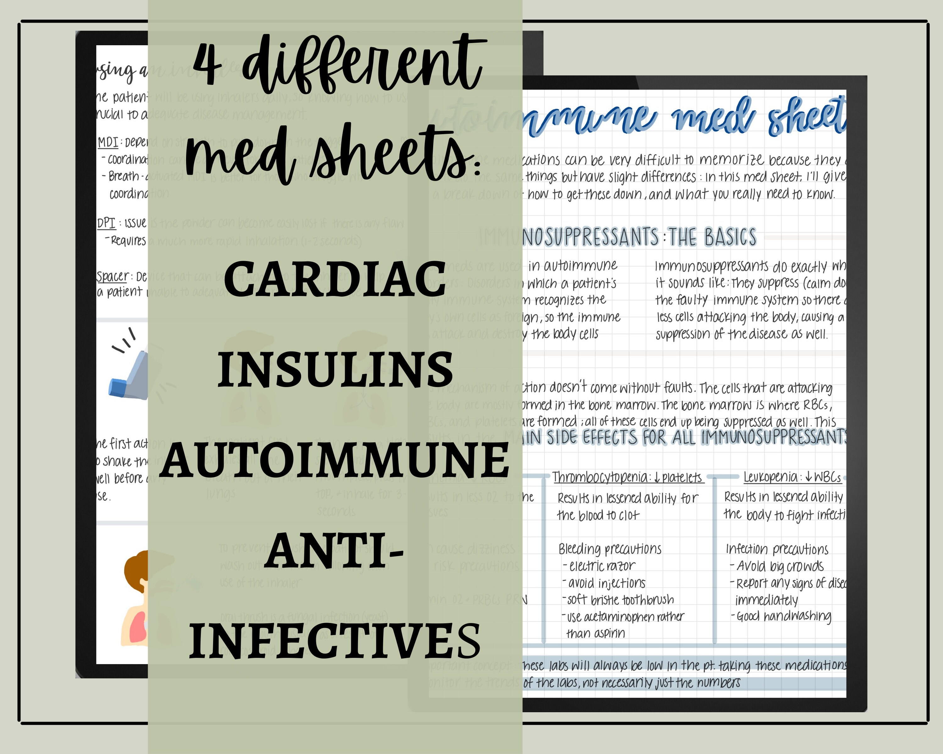 Complete Med-surge Nursing Bundle // Digital Download // Goodnotes ...
