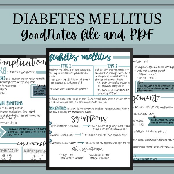 Diabetes Nursing Stickers - Etsy