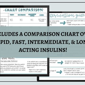 Insulin Med Sheet Nursing Notes // Digital Download // Goodnotes File ...