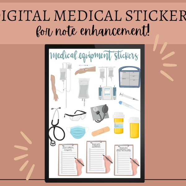 Medical Equipment Stickers - Etsy