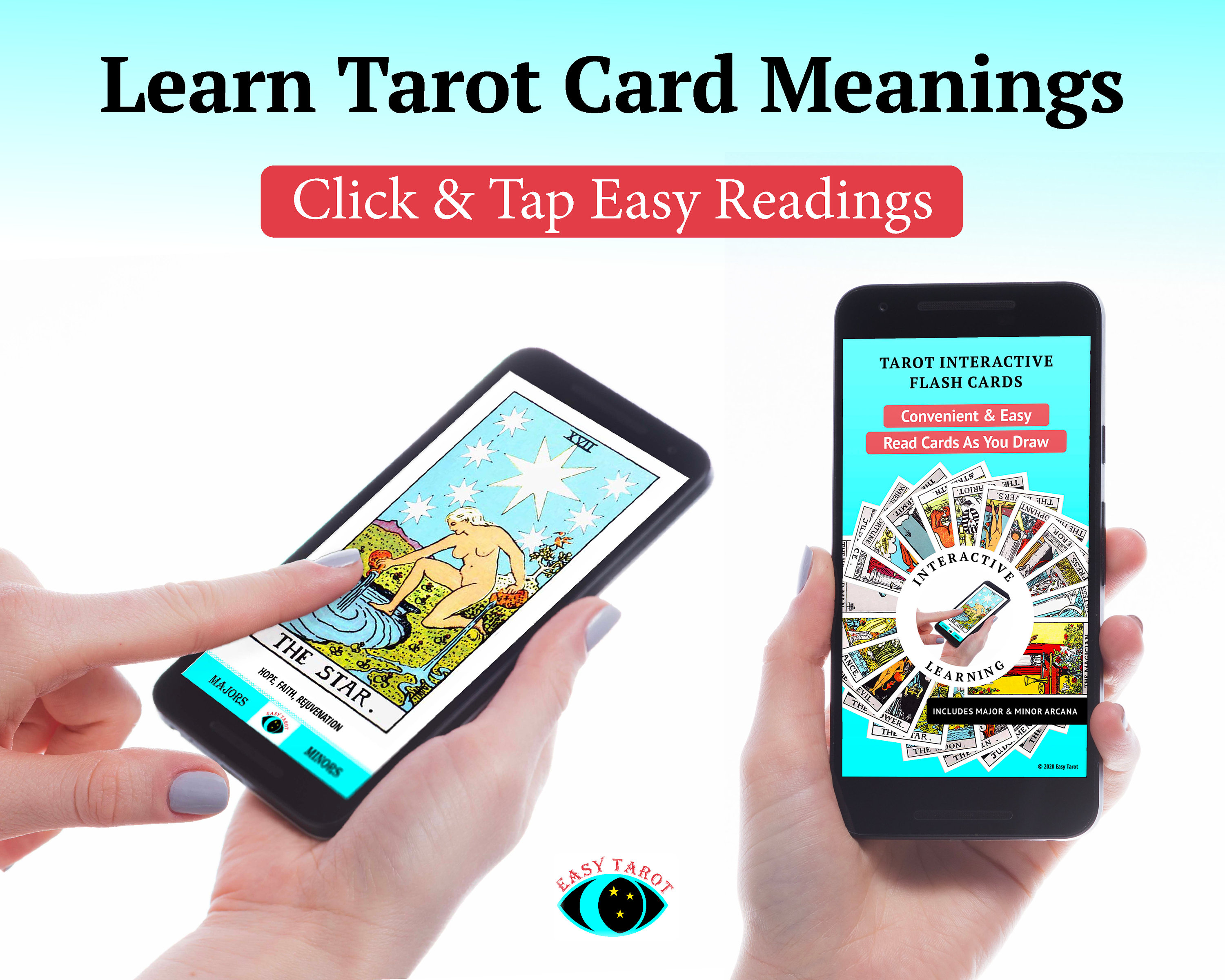 Easy Tarot® Training Tarot Deck App | 78 Card Teaching Tarot | Beginner ...