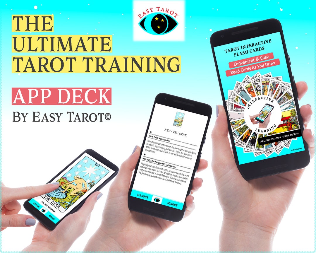 Easy Tarot® Training Tarot Deck App | 78 Card Teaching Tarot | Beginner ...