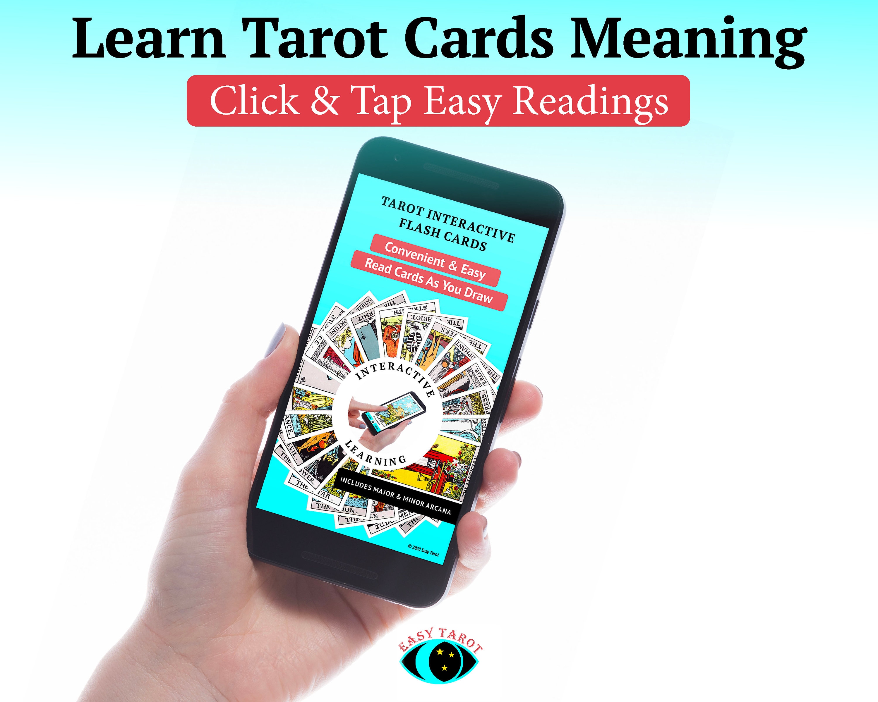 Easy Tarot® Training Tarot Deck App | 78 Card Teaching Tarot | Beginner ...