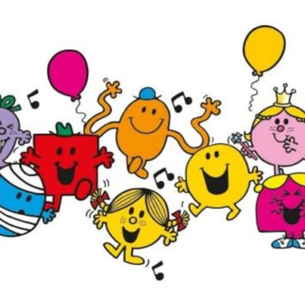 Mr Men Crochet Pattern - Etsy