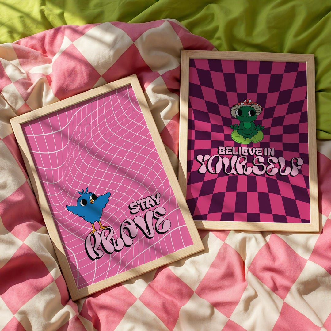Motivational Quotes Poster: Funky Kids Room Decor (digital Download) - Etsy