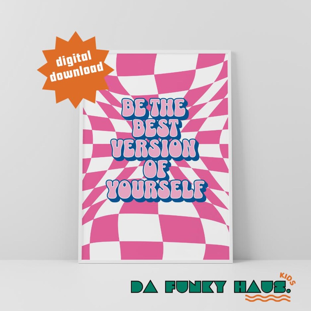 Kids Motivational Poster Instant Digital Print Tween Teen Home Decor ...