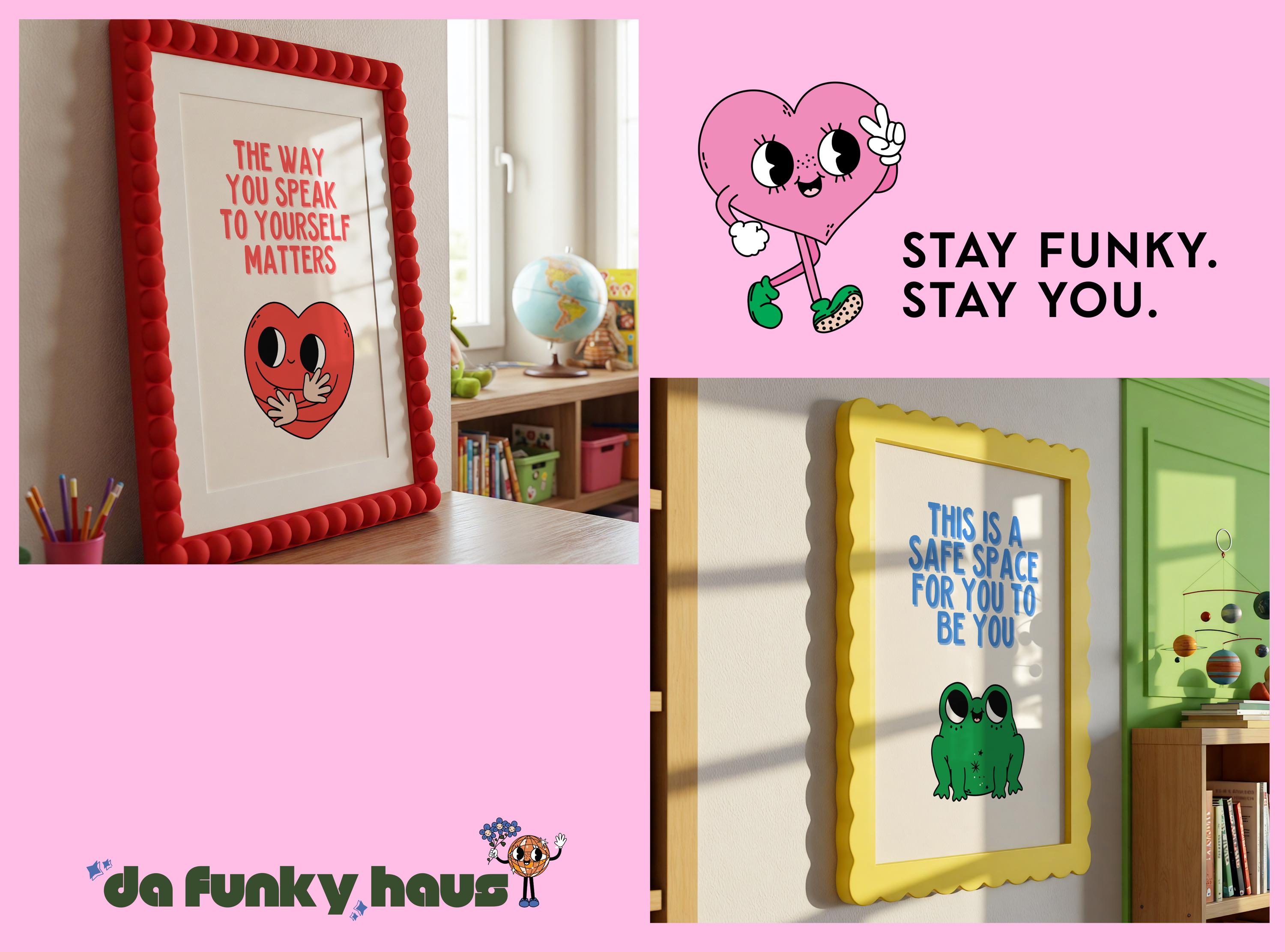 Retro Motivational Posters for Teens: Classroom Mental Health Decor ...