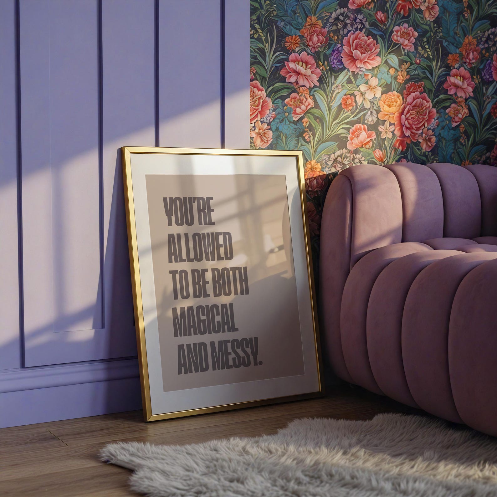 Magical Messy Poster: Feminine Empowerment Quote, Self-love Decor ...