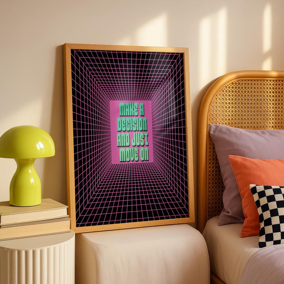 Motivational Poster: Funky Millennial Home Decor (digital Print) - Etsy