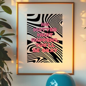 Motivational Funky Poster Mood Booster Lift up Dopamine Instant Digital ...