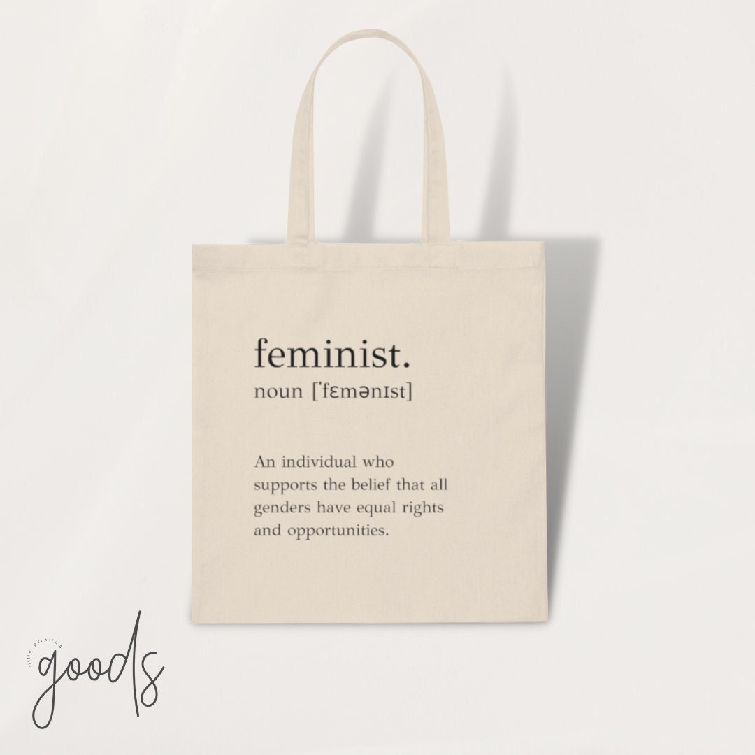 Feminist Tote Bag, Canvas Tote Bag, Equal Rights Tote Bag, Feminist ...