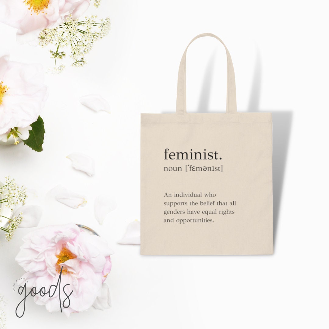 Feminist Tote Bag, Canvas Tote Bag, Equal Rights Tote Bag, Feminist ...