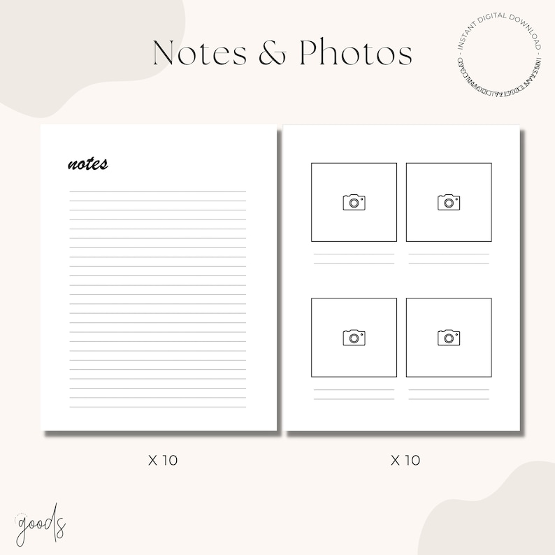 Printable Baby Journal, Pregnancy Journal, Baby Book, Baby Milestones ...