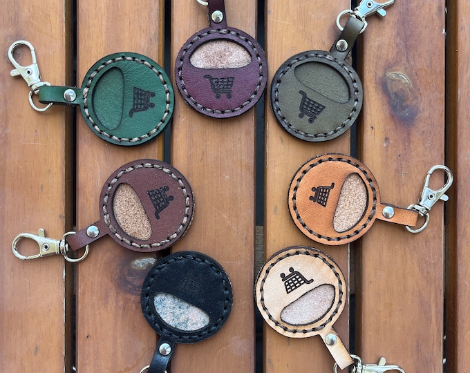 Aldi Quarter Caddy for Shopping Cart - Full Grain Leather - Multiple ...