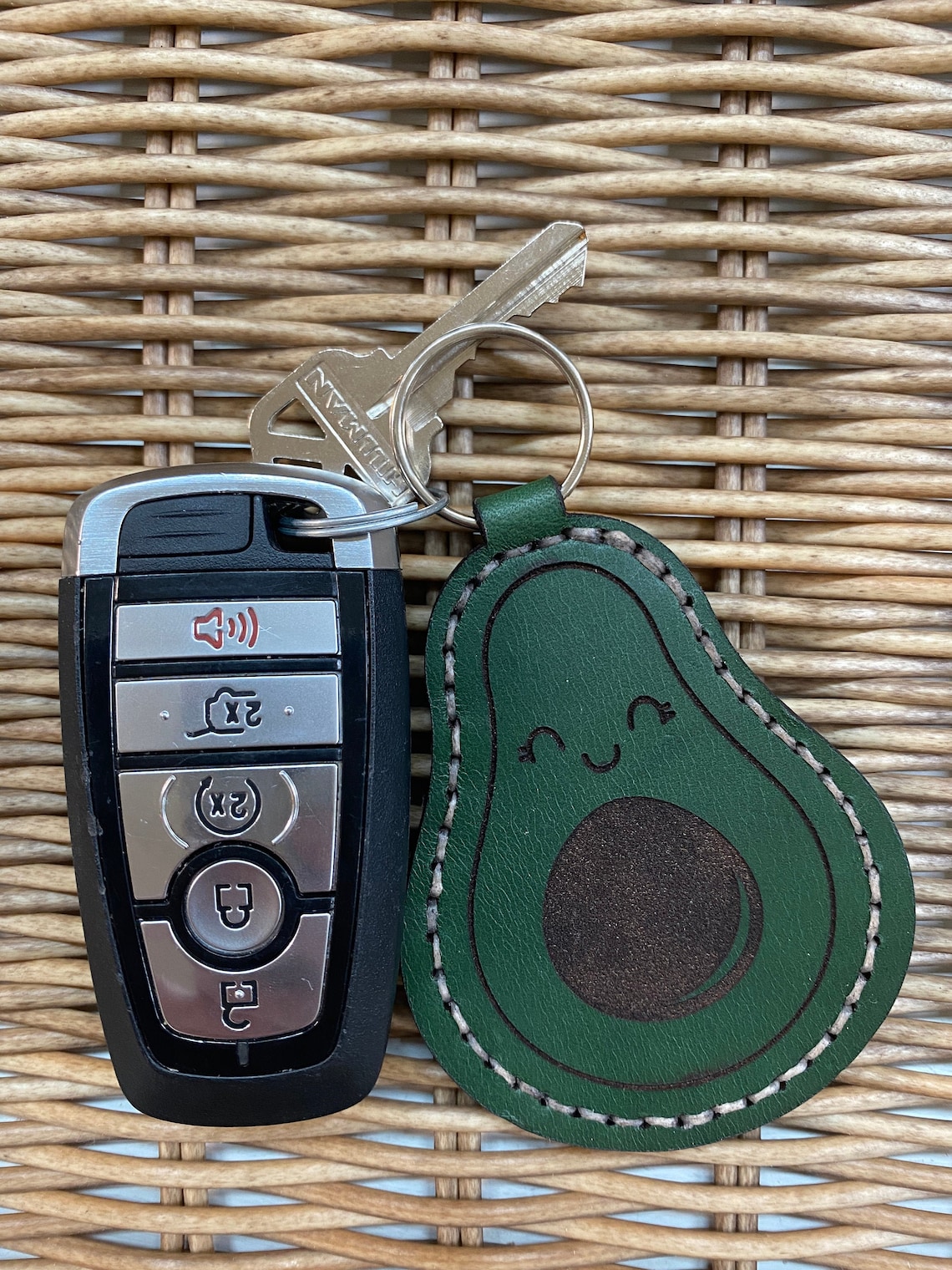 Avocado Keychain | Etsy