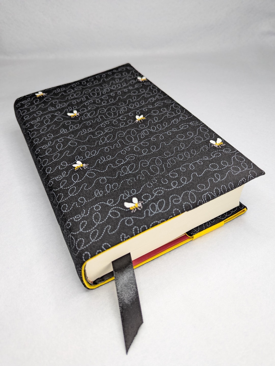 Custom Fabric Book Cover Personalized Hardcover & Paperback Protector ...