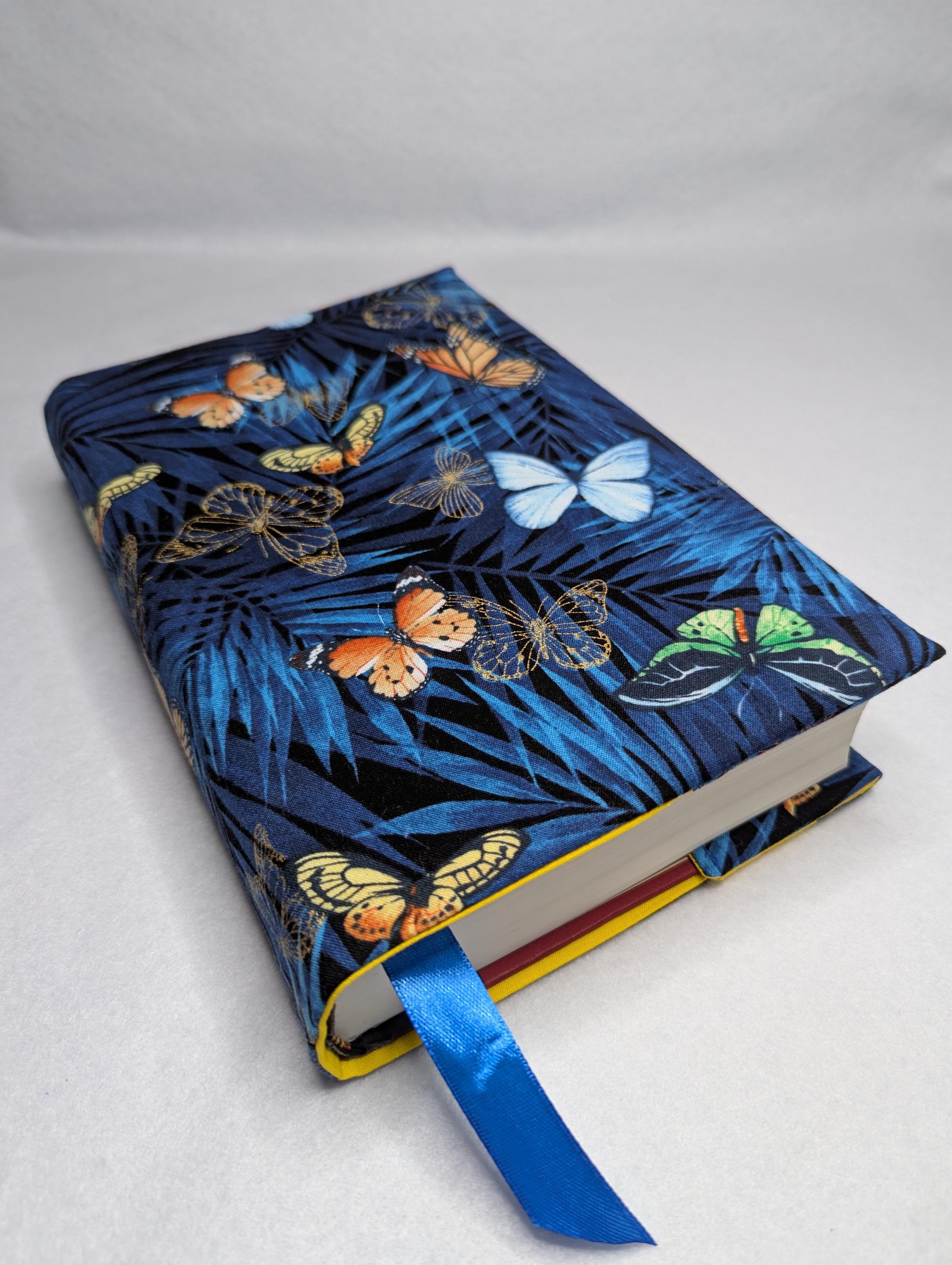 Custom Fabric Book Cover Personalized Hardcover & Paperback Protector ...