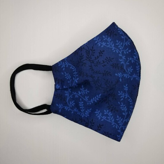 3 COLOR Options Vines Cloth Face Mask W/ Filter Pocket & | Etsy