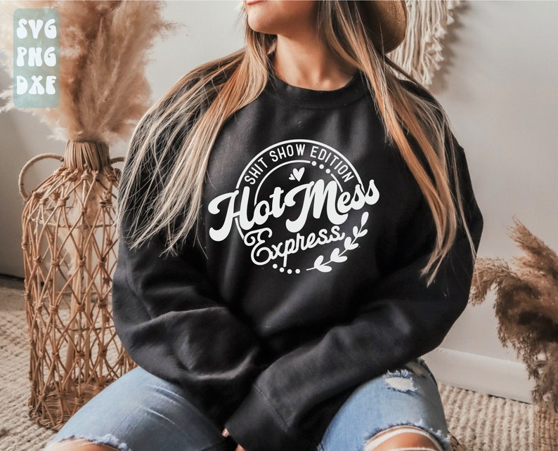 Hot Mess Express SVG Shit Show Edition SVG Hot Mess Express - Etsy