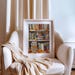Autumn Bookshelf Art Print | Cozy Fall Library Decor | Vintage Book ...