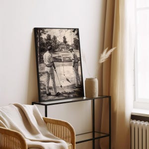Vintage Golf Print | Golf Course Wall Art | Retro Golf Poster | Golf ...