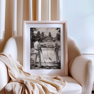 Vintage Golf Print | Golf Course Wall Art | Retro Golf Poster | Golf ...