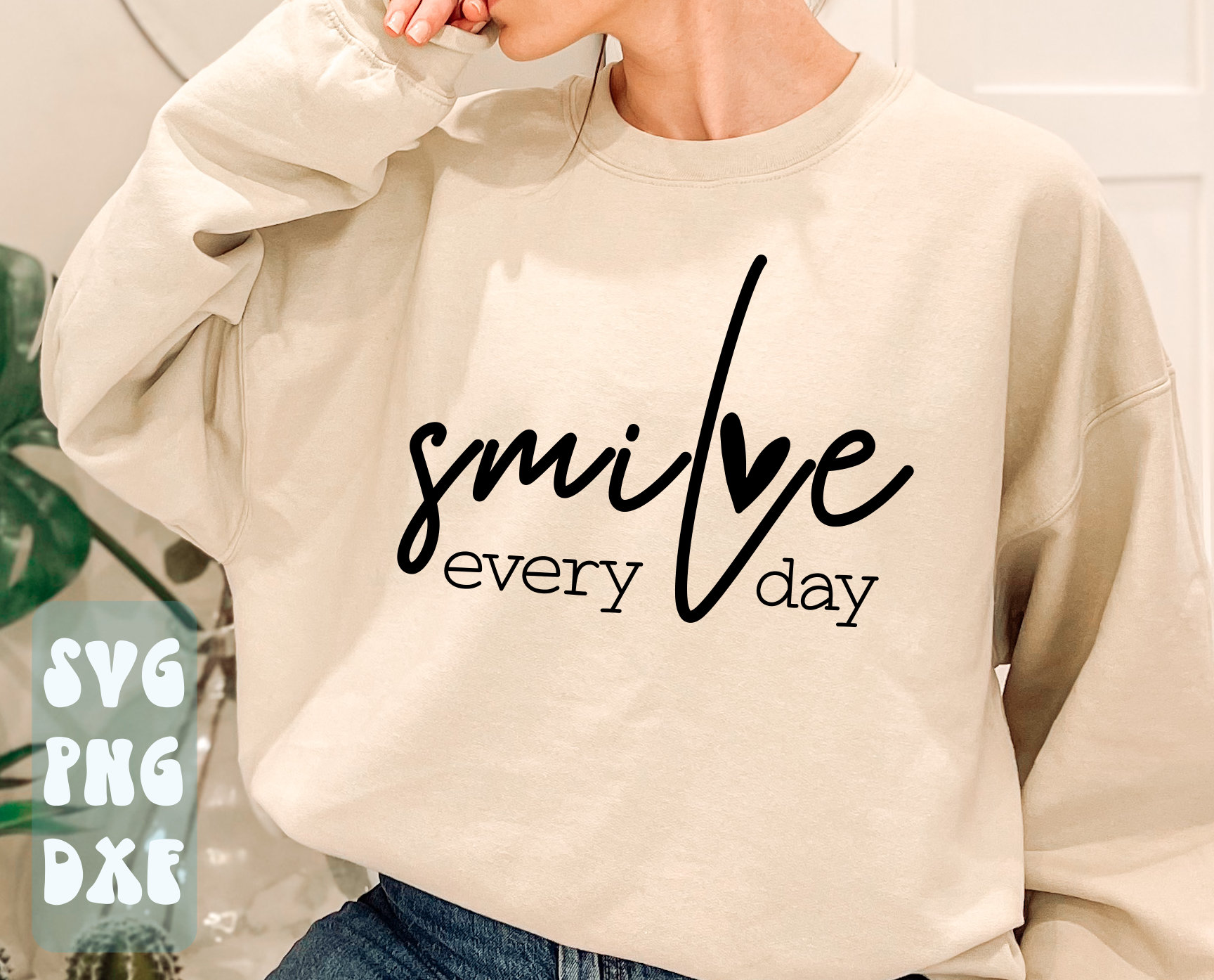 Smile Every Day Svgkindness Svgpositive Quote - Etsy