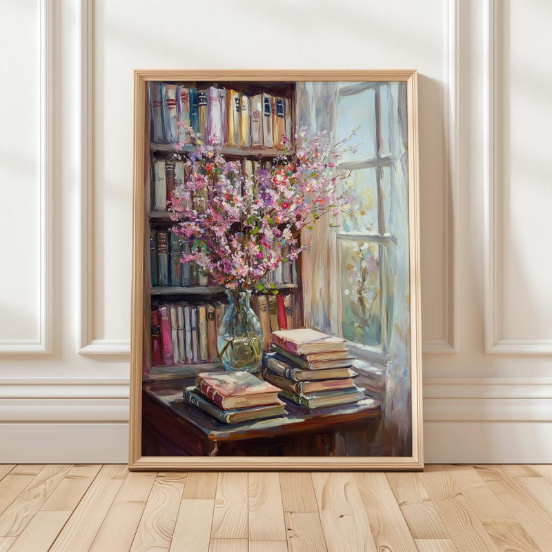 Library Art - Etsy
