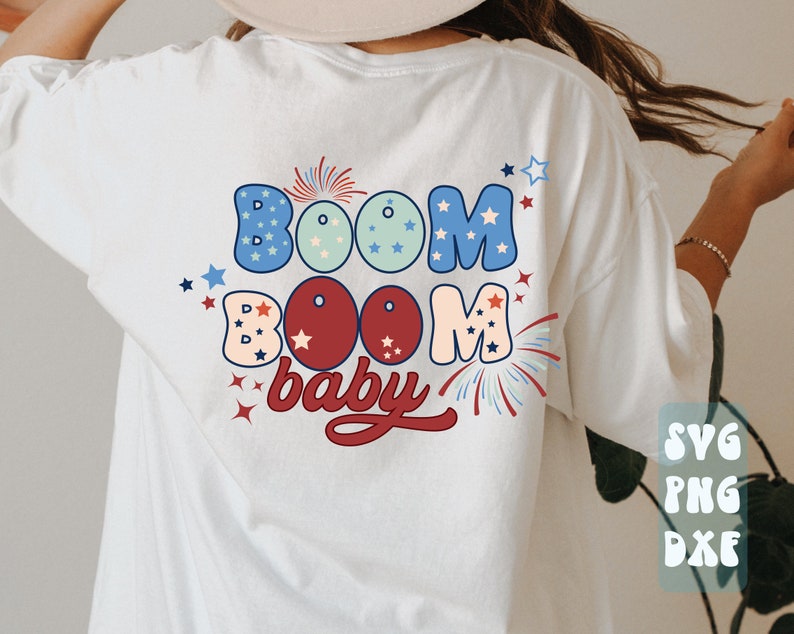Boom Boom Baby SVG PNG 4th of July Svg Fourth of July Svg - Etsy