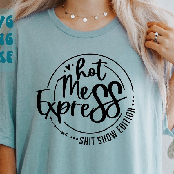 Hot Mess Express Mom Svg - Etsy