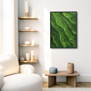 Golf Course Abstract Art Print | Digital Wall Art - Etsy