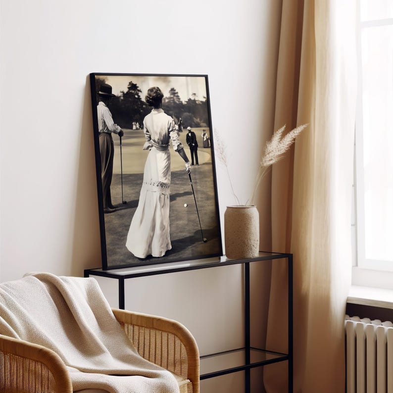 Vintage Golf Art Print | Classic Golf Decor | Retro Sports Wall Art ...