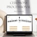 Processional Lineup Template Etsy