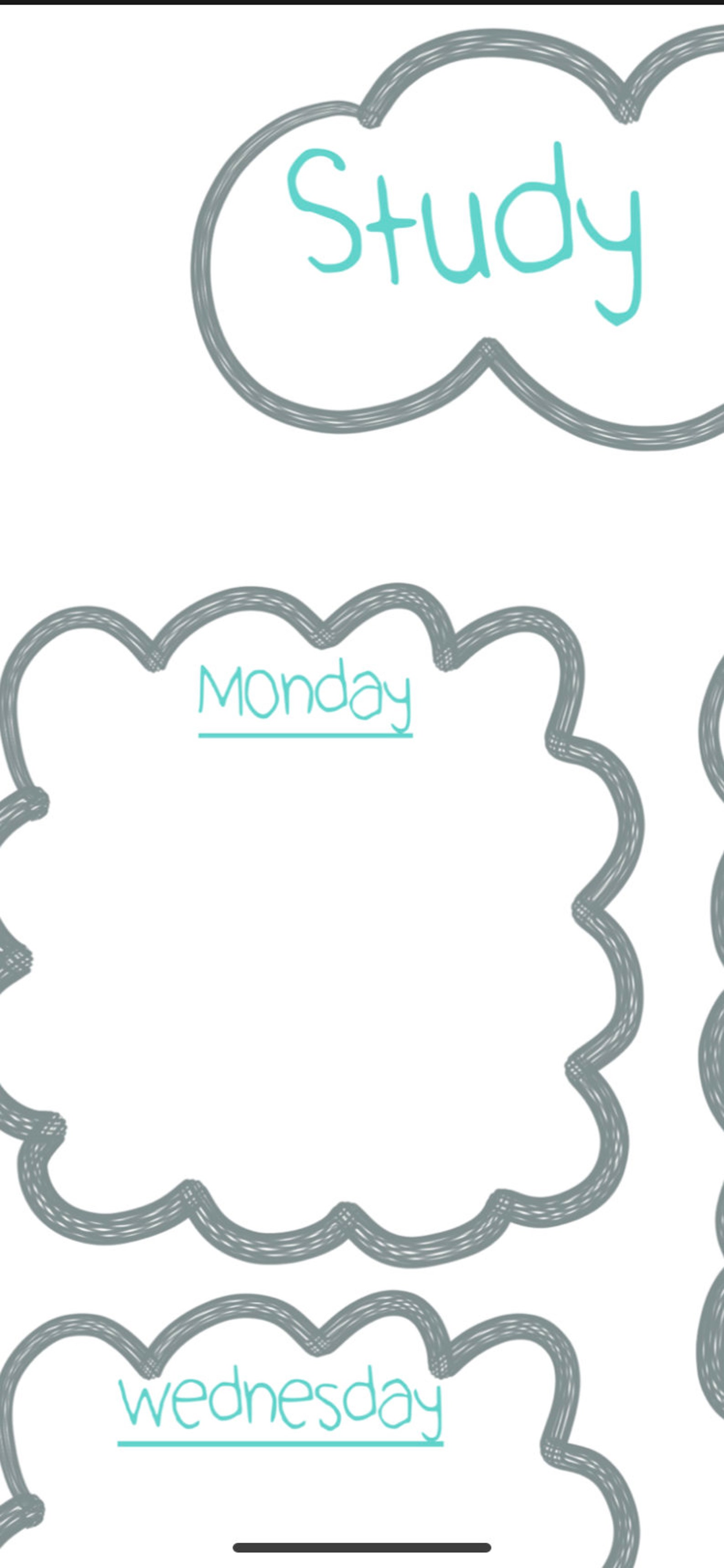 Printable A4 Study Timetable Digital Planner Goodnotes - Etsy